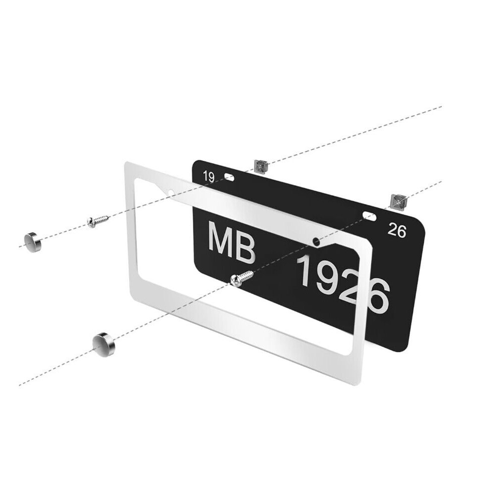 Custom Car License Plate Frames,Personalized Text Image Logo Auto ...