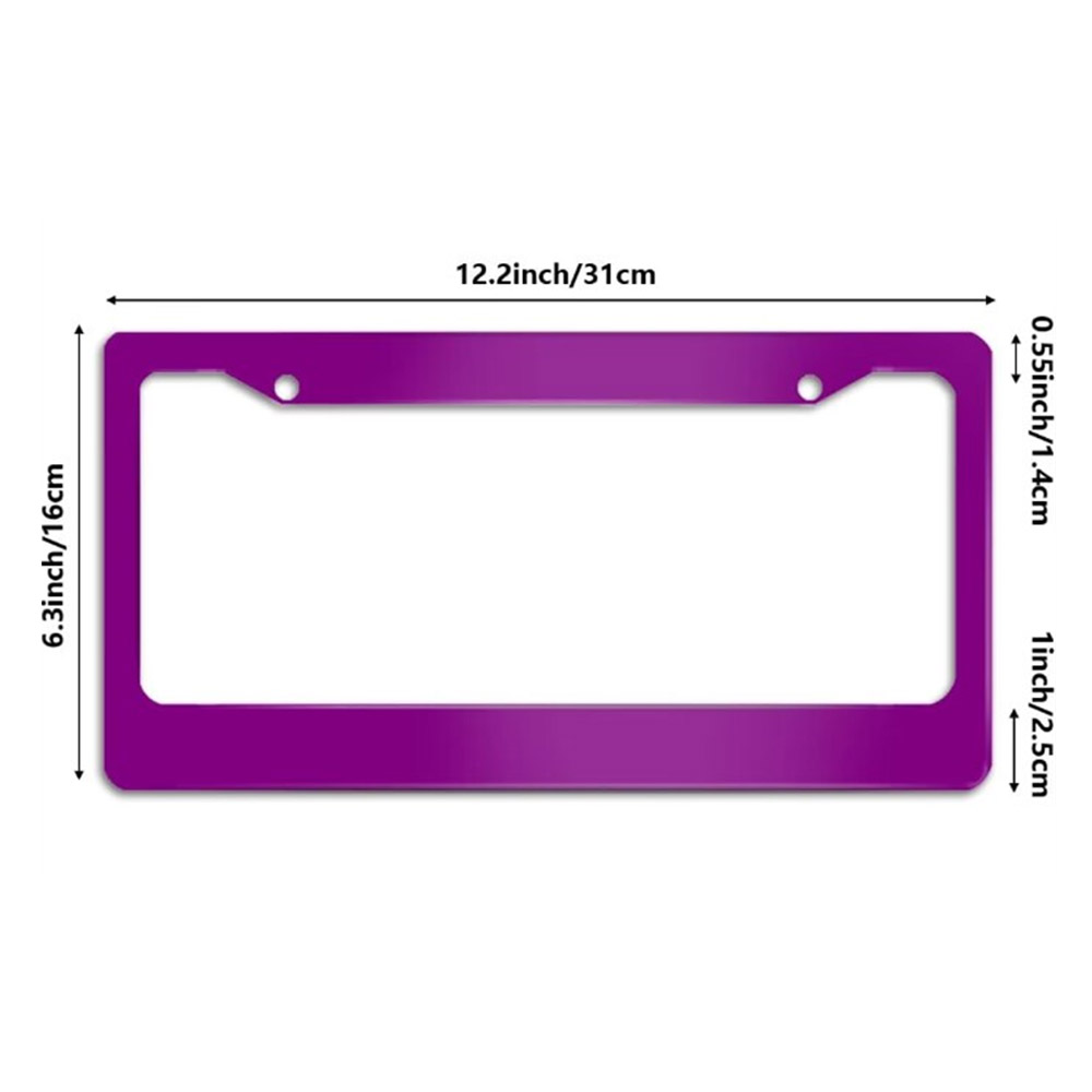 Custom Car License Plate Frames,Personalized Text Image Logo Auto ...