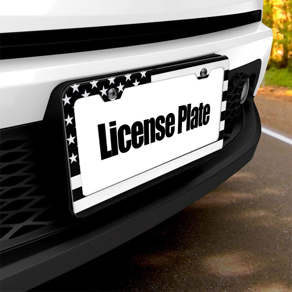 Custom Car License Plate Frames,Personalized Text Image Logo Auto ...