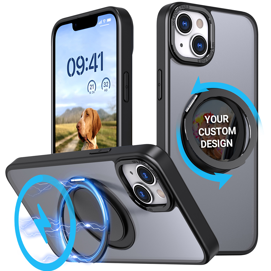 Custom for iPhone 14 Clear Rhinestone Case