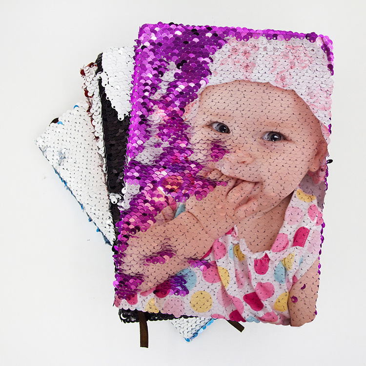 Custom Sequin Notebook with Your Photo | Custom Gifts - Create Your Own ...