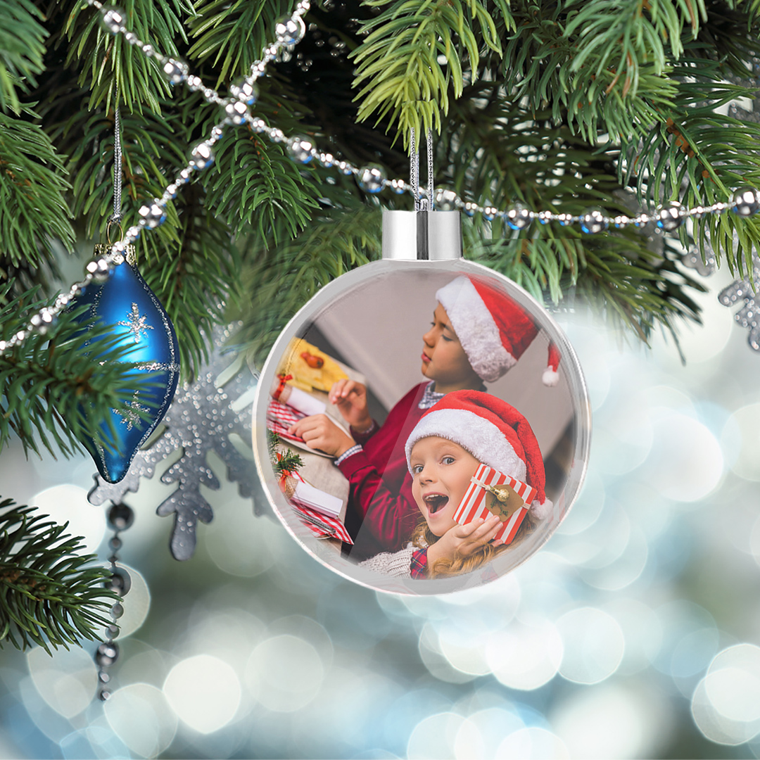 Personalized Photo Ball Christmas Ornaments - Custom Double-Sided ...