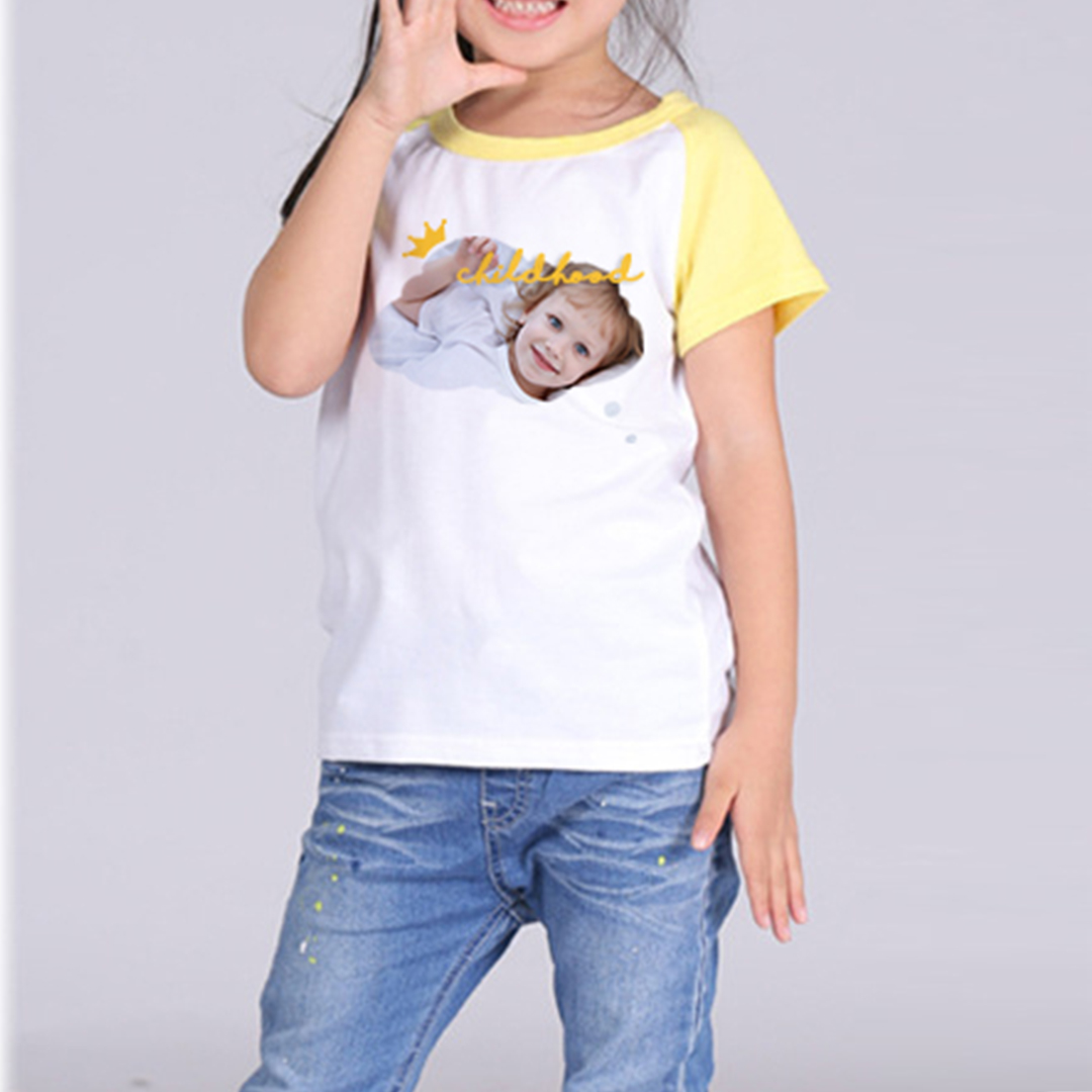 Custom Kid's Raglan Short Sleeve T-Shirt | Custom Gifts - Create Your ...