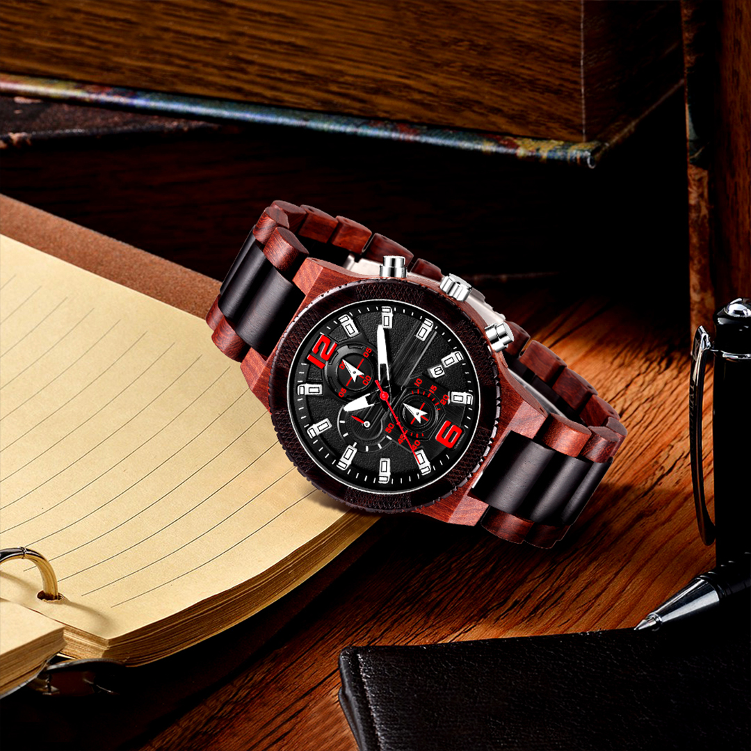 Personalized Text Wooden Watches [1019] | Custom Gifts - Create Your ...